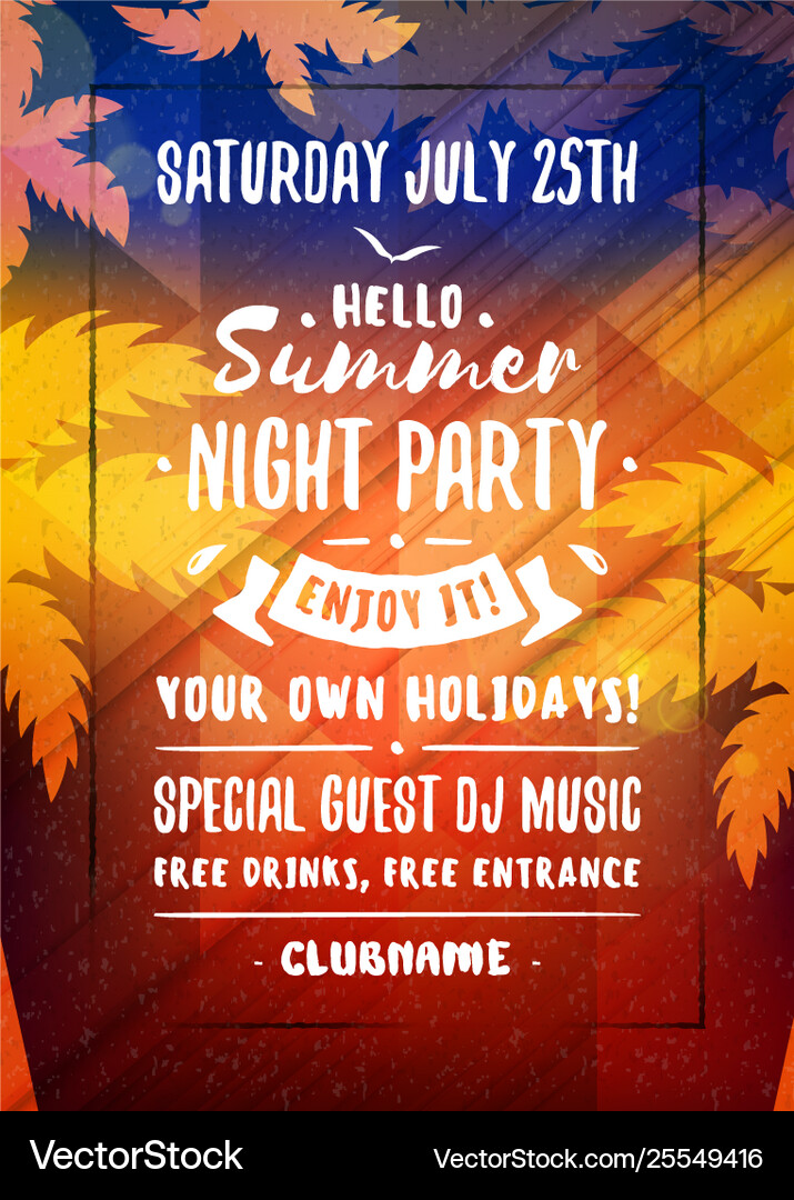 Make Your Own Party Flyer