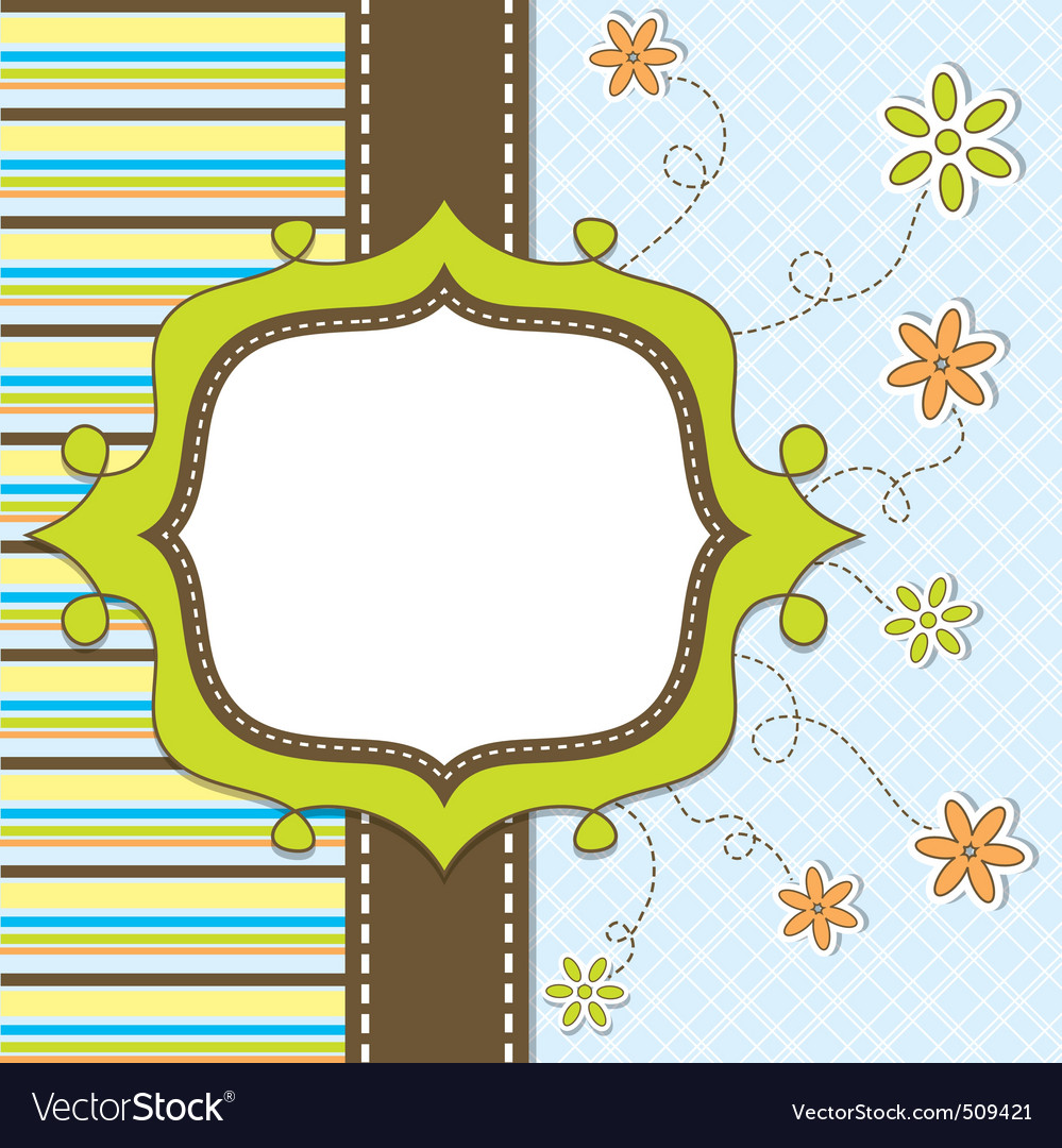 Greeting card Royalty Free Vector Image - VectorStock