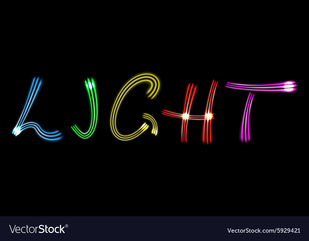 Light-graphic Royalty Free Vector Image - VectorStock