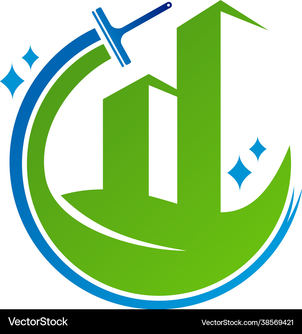 Nature city clean logo template creative Vector Image