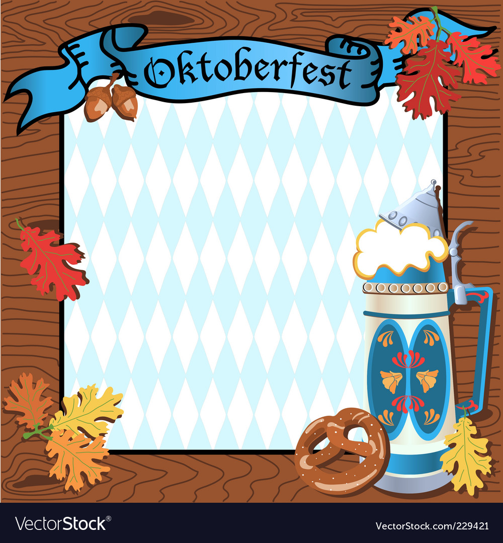 Oktoberfest Royalty Free Vector Image - VectorStock