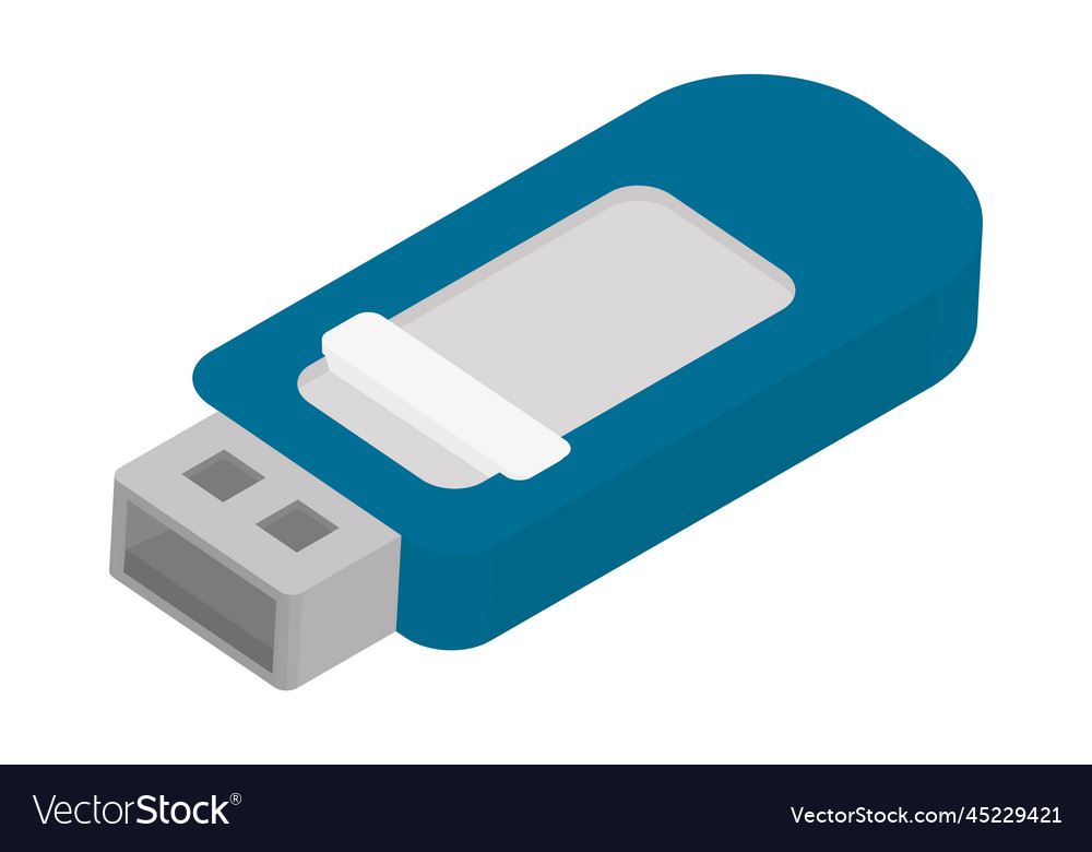 Usb flash drive Royalty Free Vector Image - VectorStock