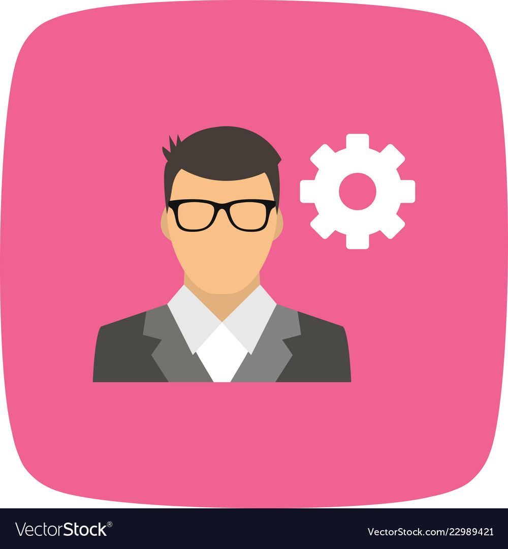 User management icon Royalty Free Vector Image