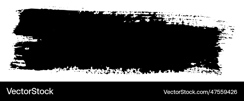Brush stroke frame for text grunge Royalty Free Vector Image