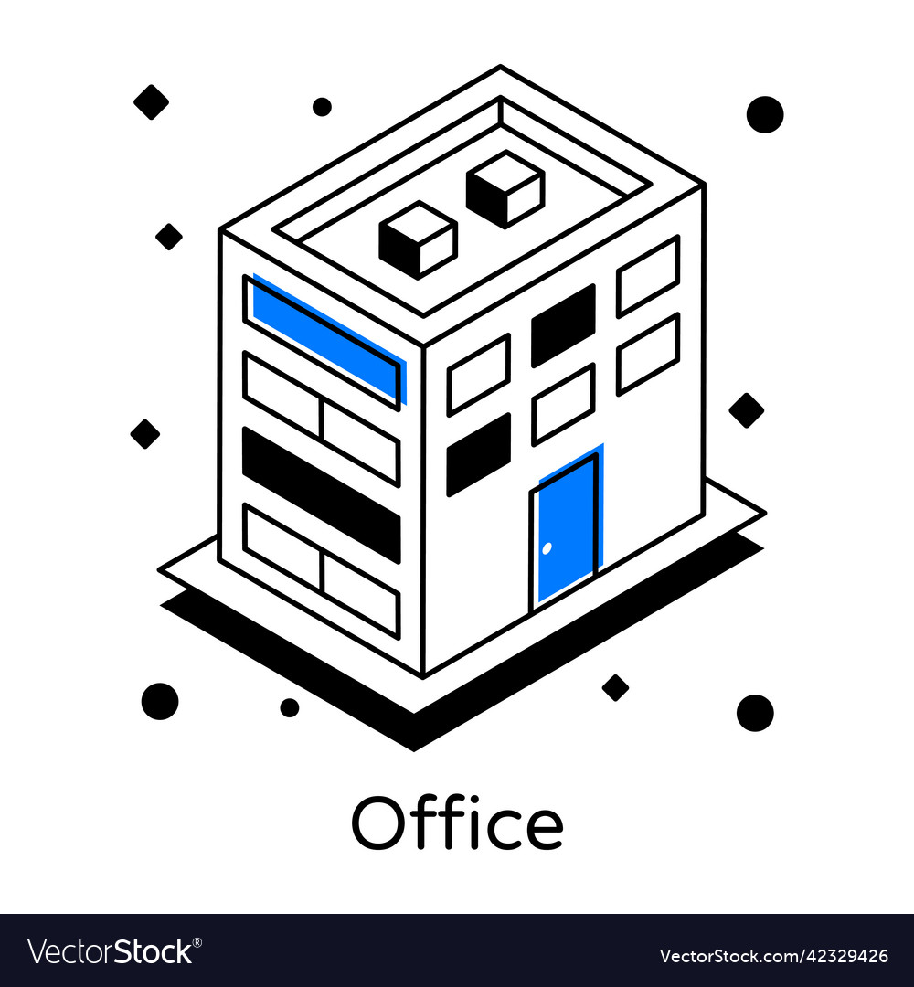 Office Royalty Free Vector Image - VectorStock