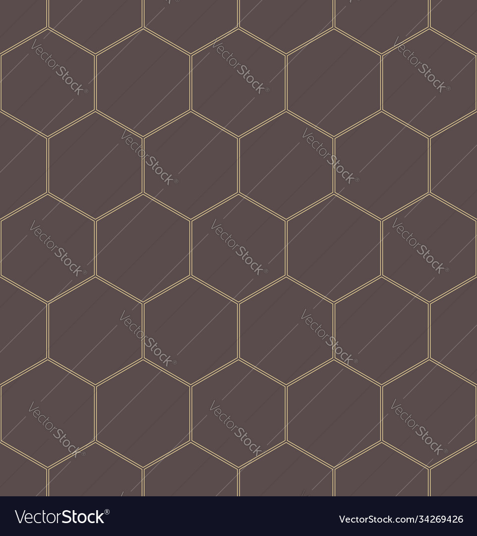 Seamless hexagonal pattern Royalty Free Vector Image