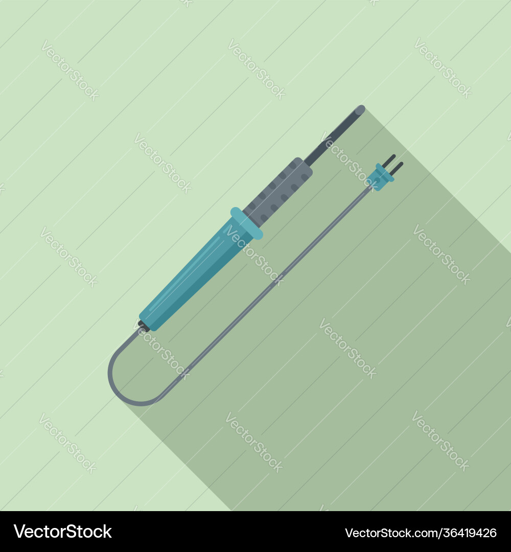 Soldering parts icon flat style Royalty Free Vector Image