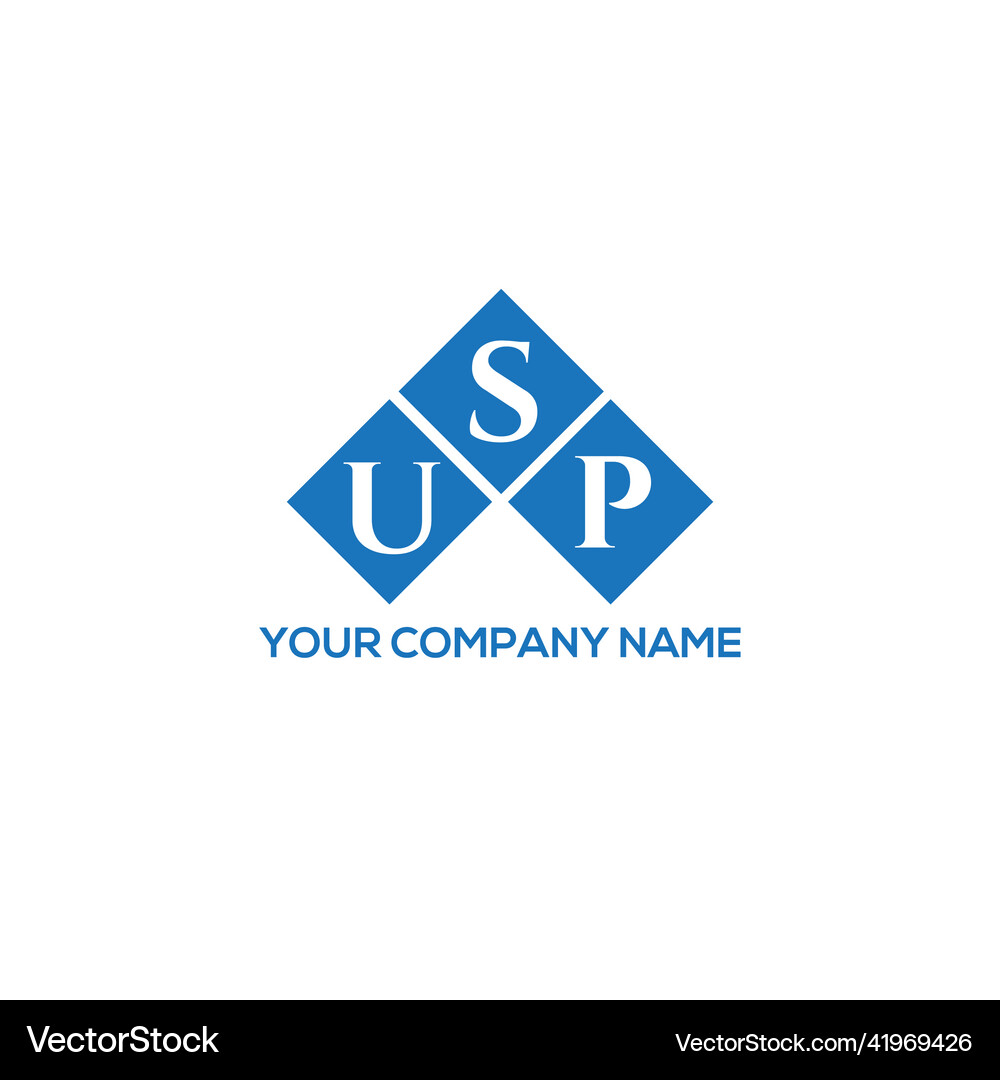 Usp letter logo design on white background – Royalty-Free Vector ...