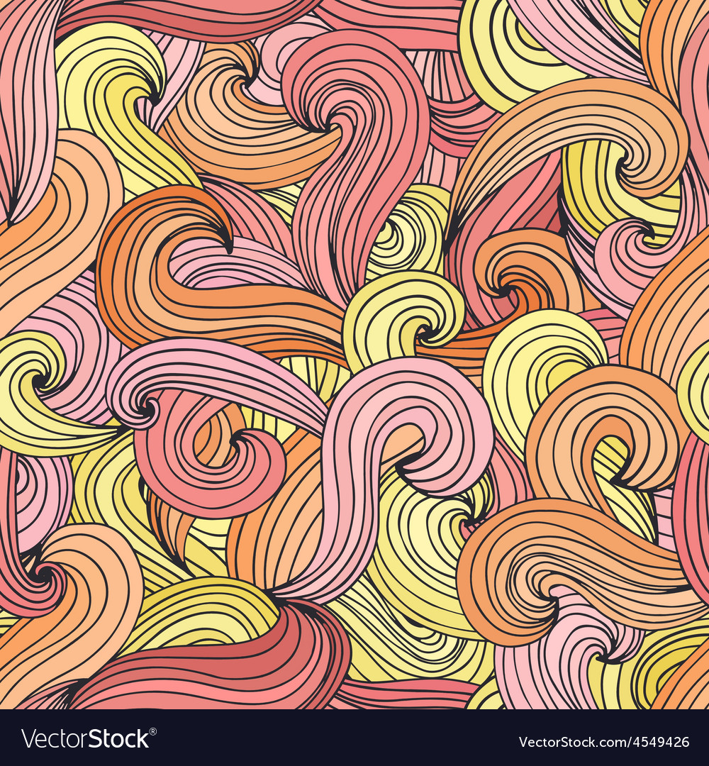 Waves pattern Royalty Free Vector Image - VectorStock