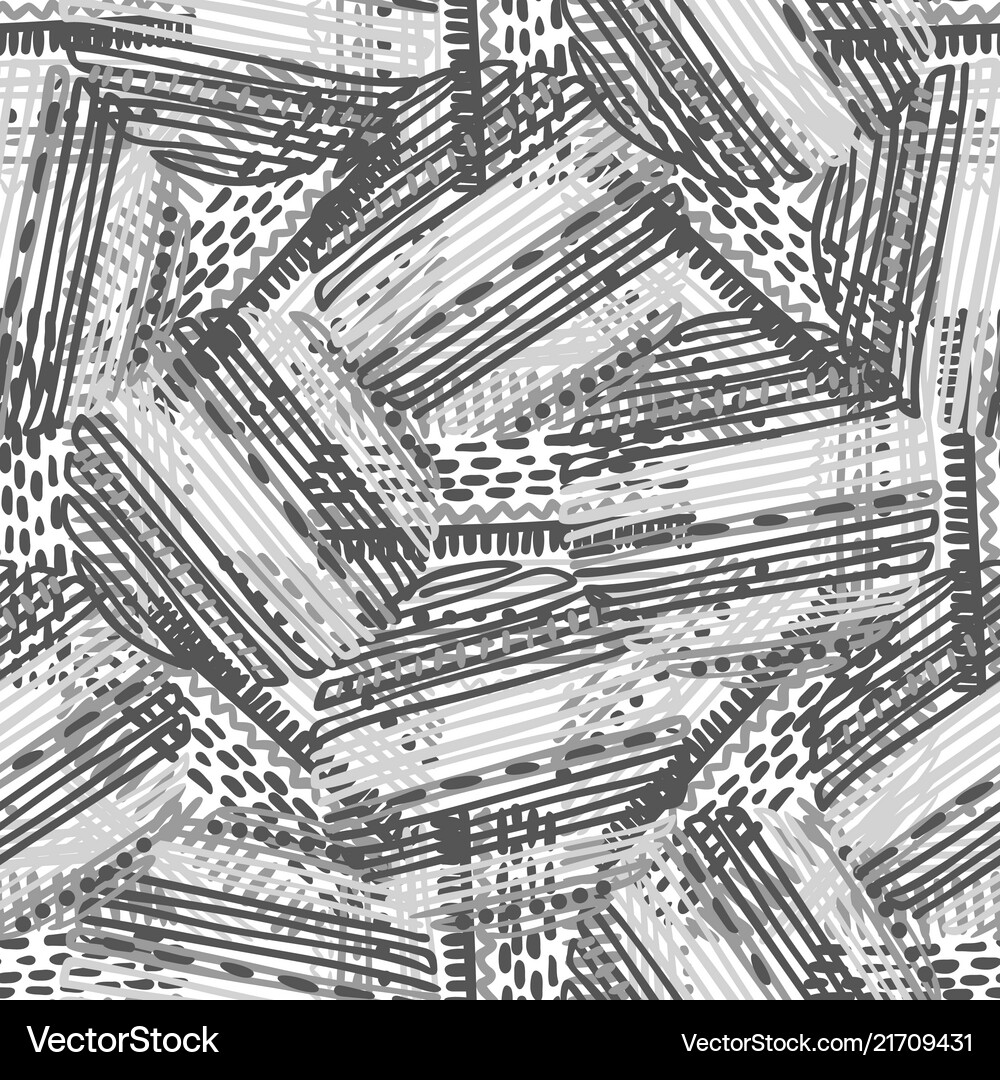 Abstract ikat and boho style handcraft fabric Vector Image