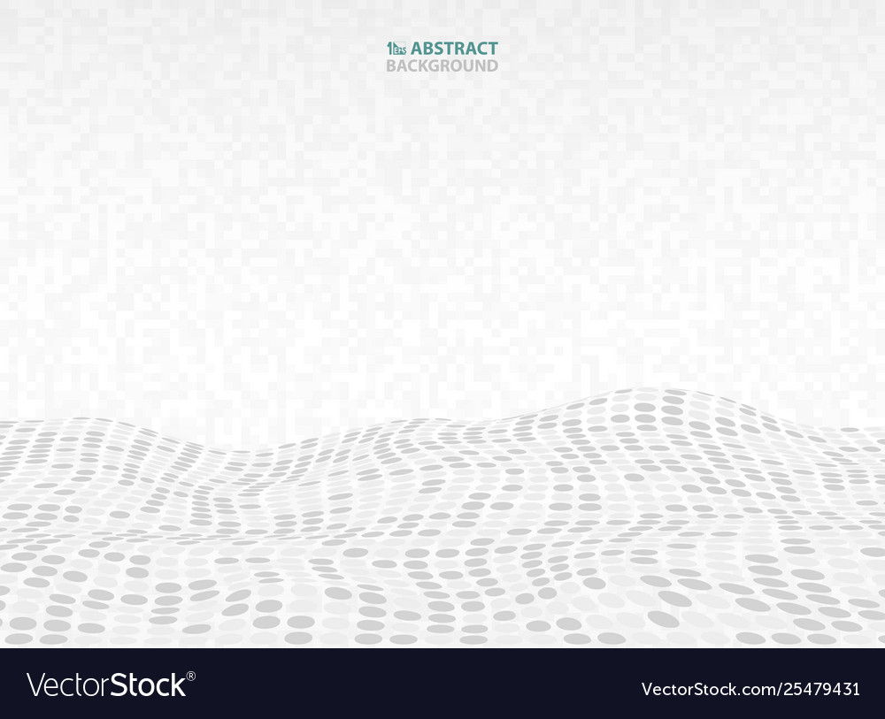 Abstract technology gray pattern square design Vector Image