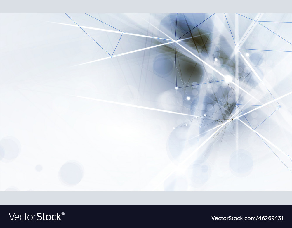 Artificial intelligence technology web background Vector Image