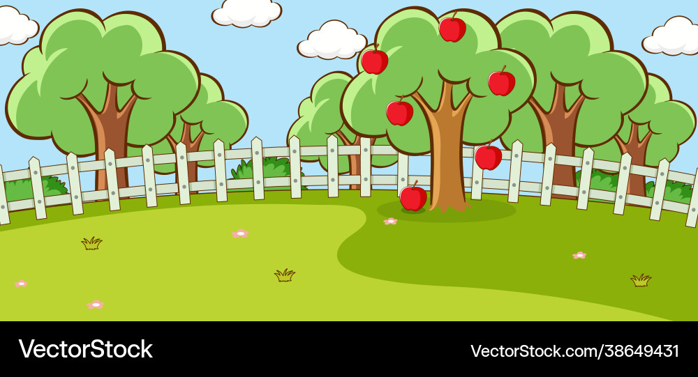 Apple Tree Background Clipart