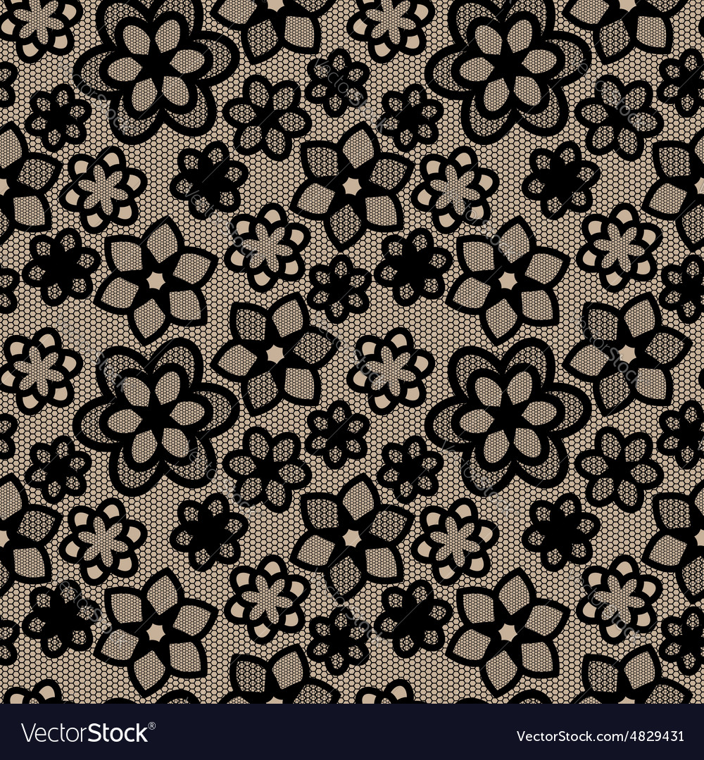 Seamless lace pattern Royalty Free Vector Image