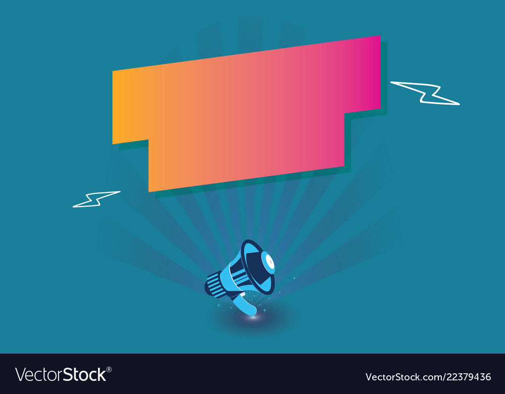 Flat design empty esp template Royalty Free Vector Image