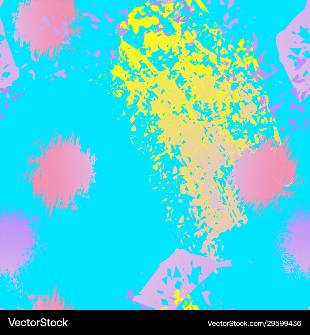 Grunge dry paint surface watercolor splatter Vector Image