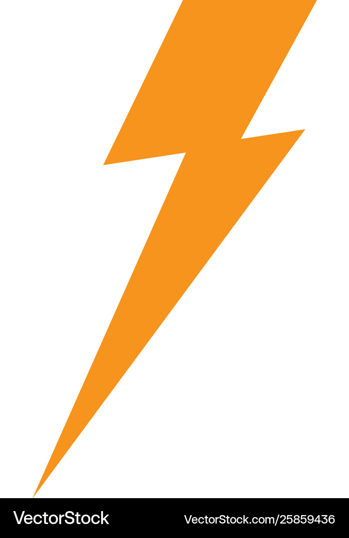 Lightning bolt flash thunderbolt icons Royalty Free Vector