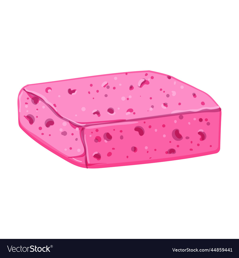 Bath sponge kitchen cartoon Royalty Free Vector Image