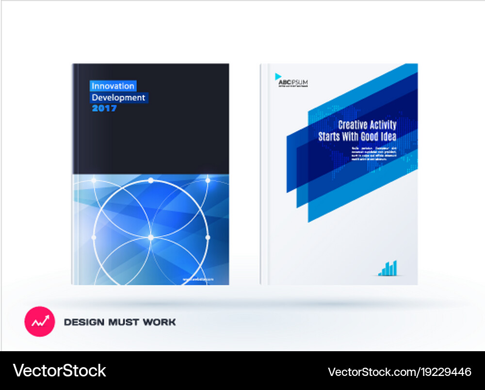 Abstract design of business template Royalty Free Vector
