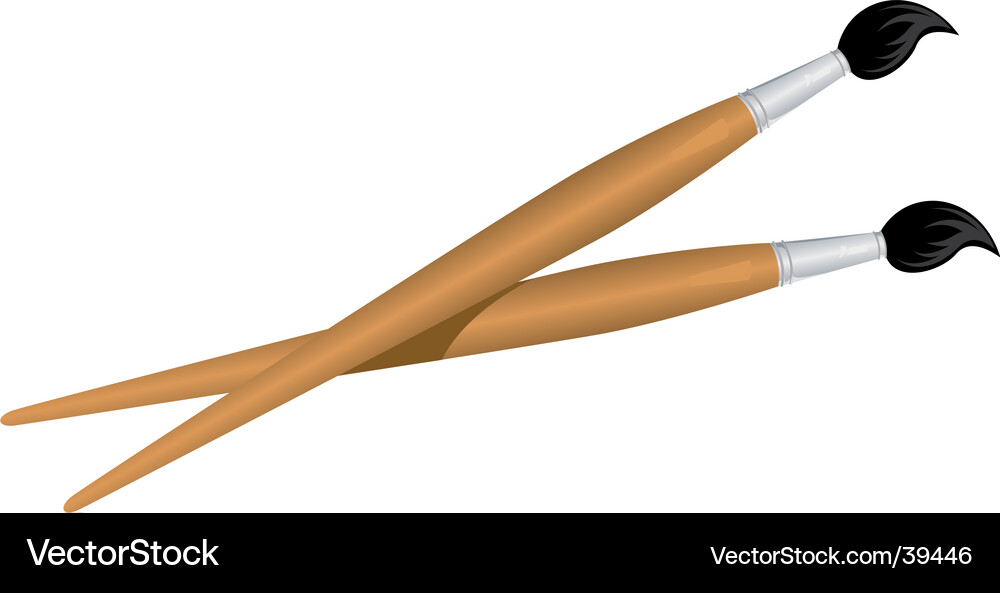 Artistic brush Royalty Free Vector Image - VectorStock