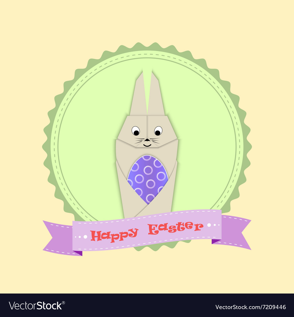 Easter rabbit Royalty Free Vector Image - VectorStock