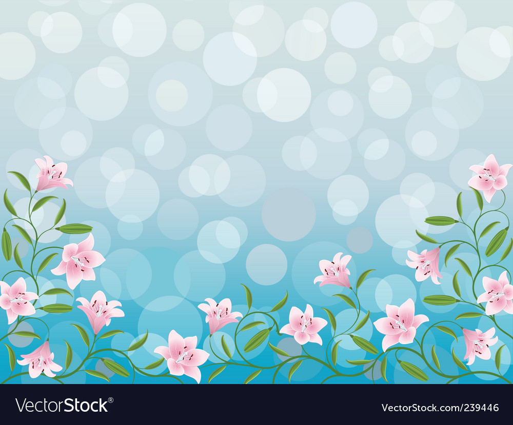 Lily Royalty Free Vector Image - VectorStock
