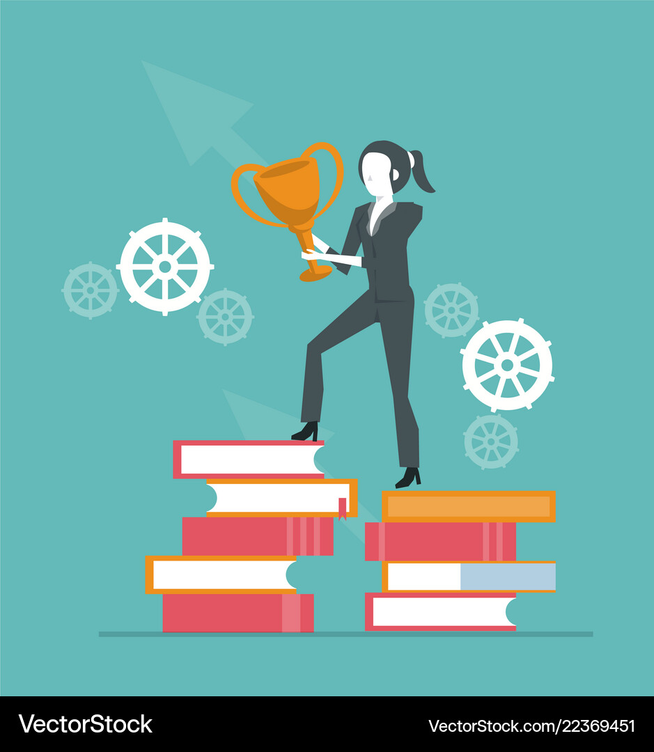 Business leader and visionary Royalty Free Vector Image