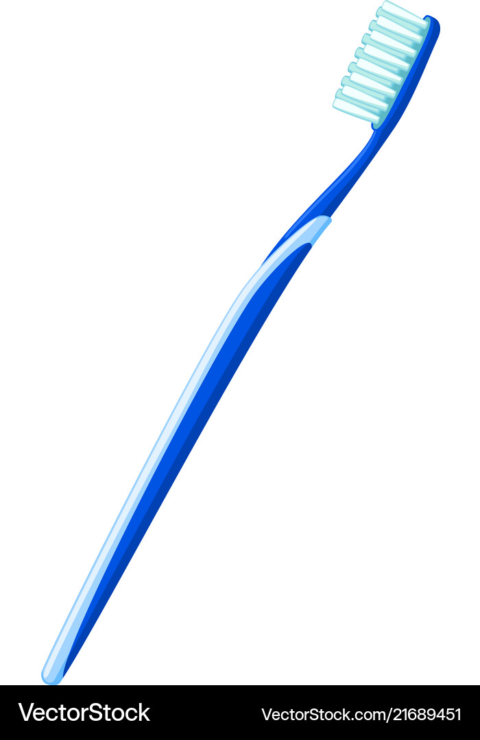 Colorful cartoon toothbrush Royalty Free Vector Image