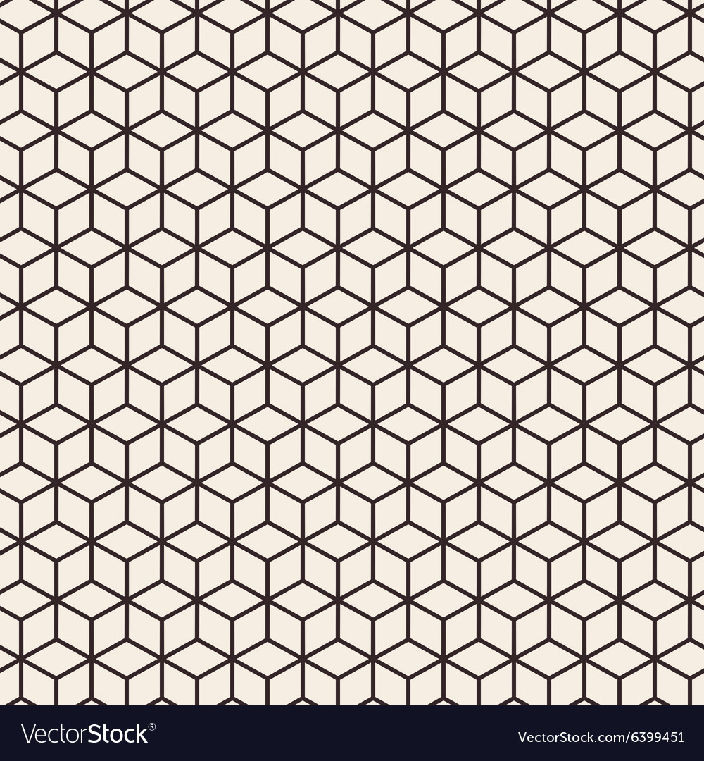 Cubes Geometric Seamless Pattern Royalty Free Vector Image