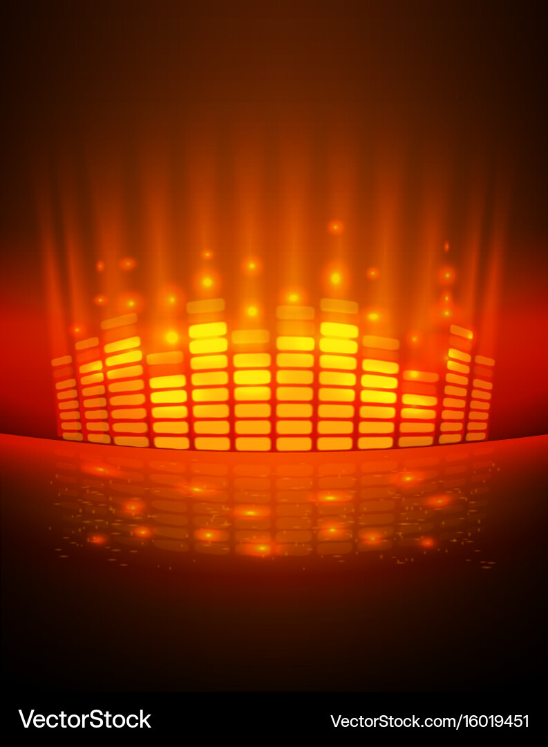 Digital equalizer Royalty Free Vector Image - VectorStock