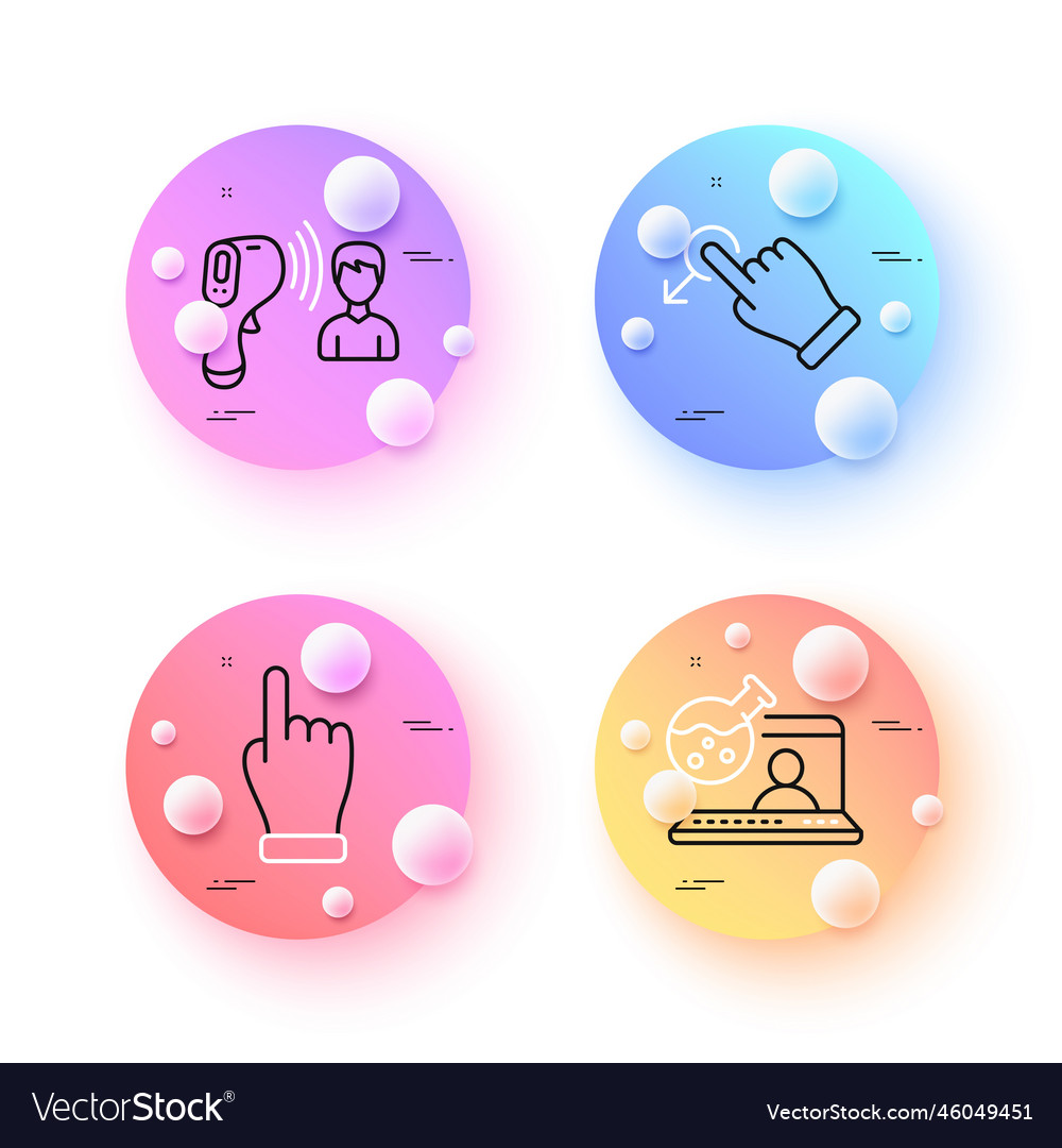 Drag drop online chemistry and electronic Vector Image