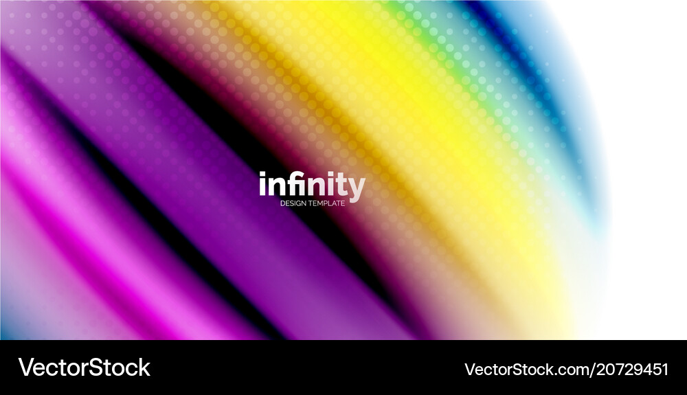 Gel jelly fluid flowing liquid rainbow style Vector Image