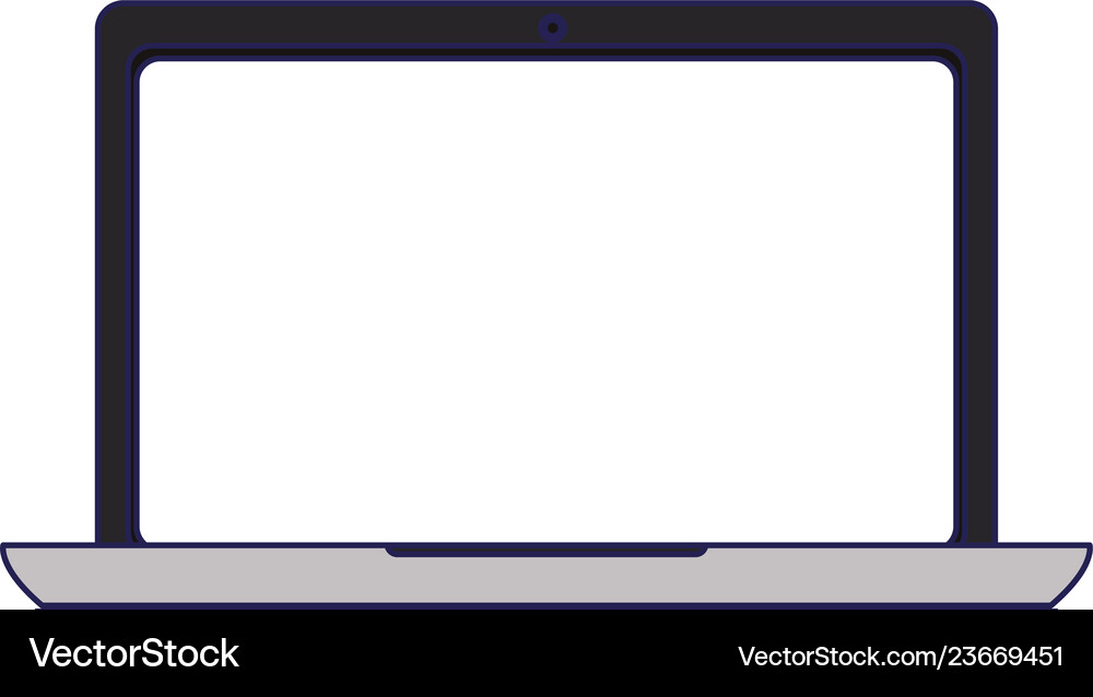 Laptop computer technology Royalty Free Vector Image