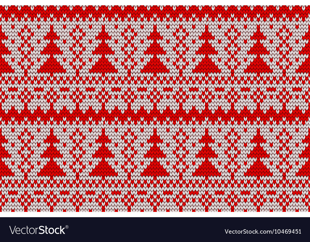 Seamless knitted pattern Royalty Free Vector Image