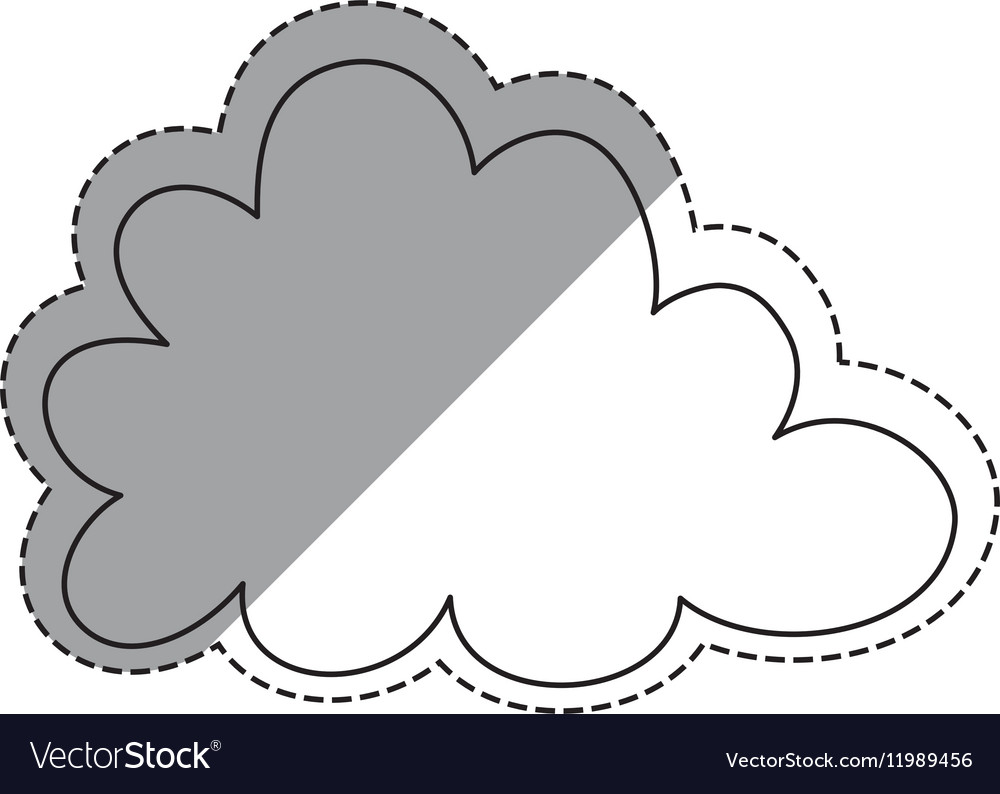 Clouds weather sky Royalty Free Vector Image - VectorStock