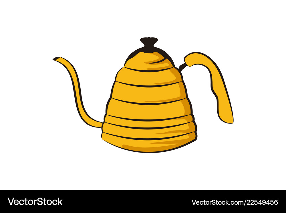 Tea pot logo designs inspiration isolated Vector Image