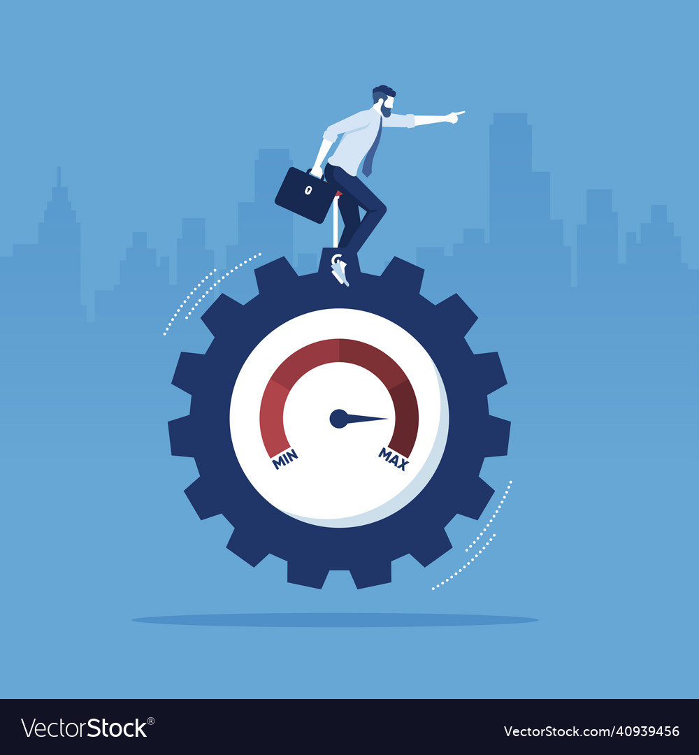 Work performance evaluation concept Royalty Free Vector