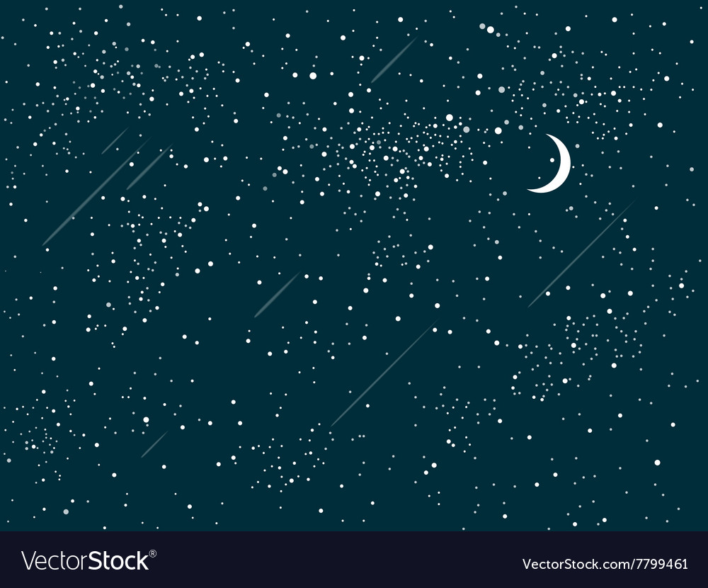 Background starry night sky eps 10 Royalty Free Vector Image