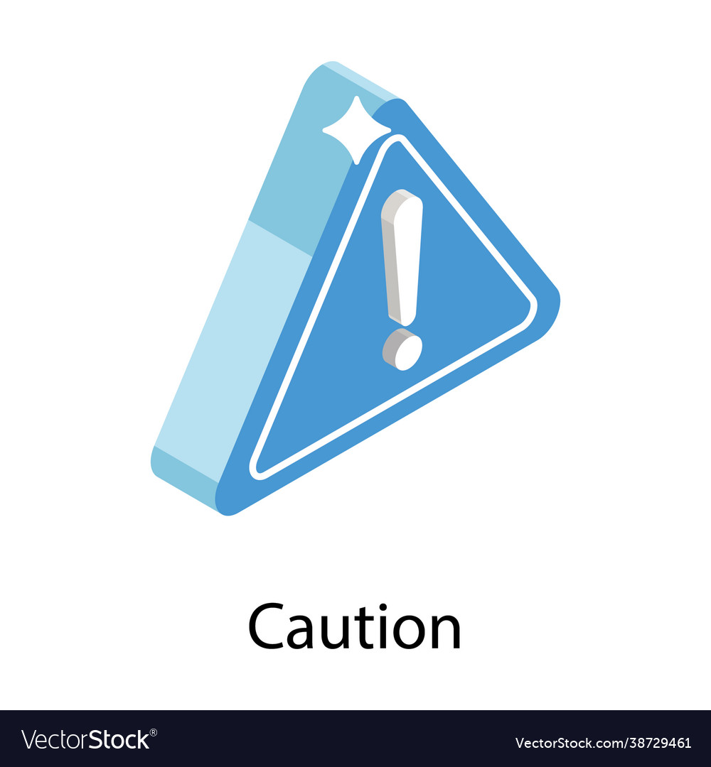 Caution Royalty Free Vector Image - VectorStock