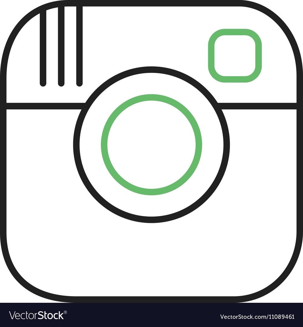 Instagram Royalty Free Vector Image - VectorStock
