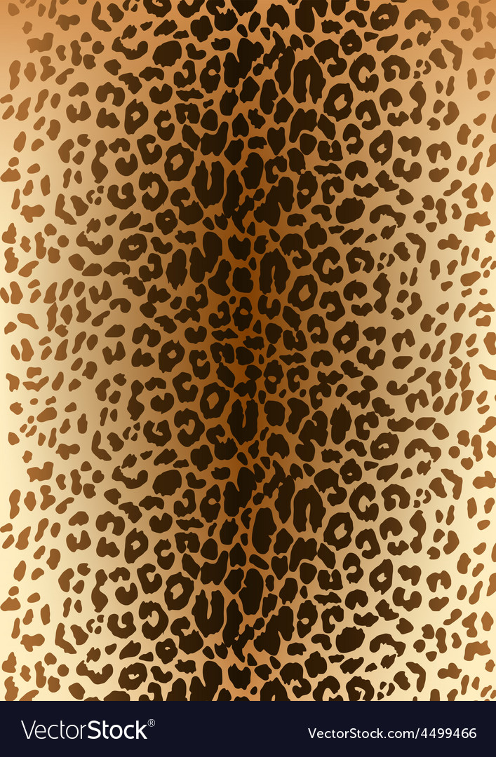 Leopard spotted fur pattern Royalty Free Vector Image