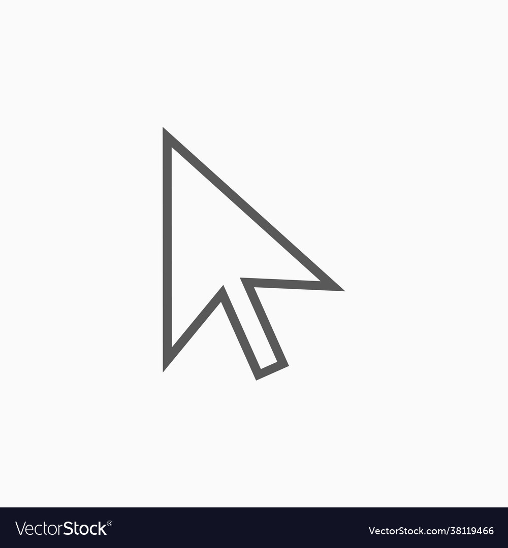Pointer icon Royalty Free Vector Image - VectorStock
