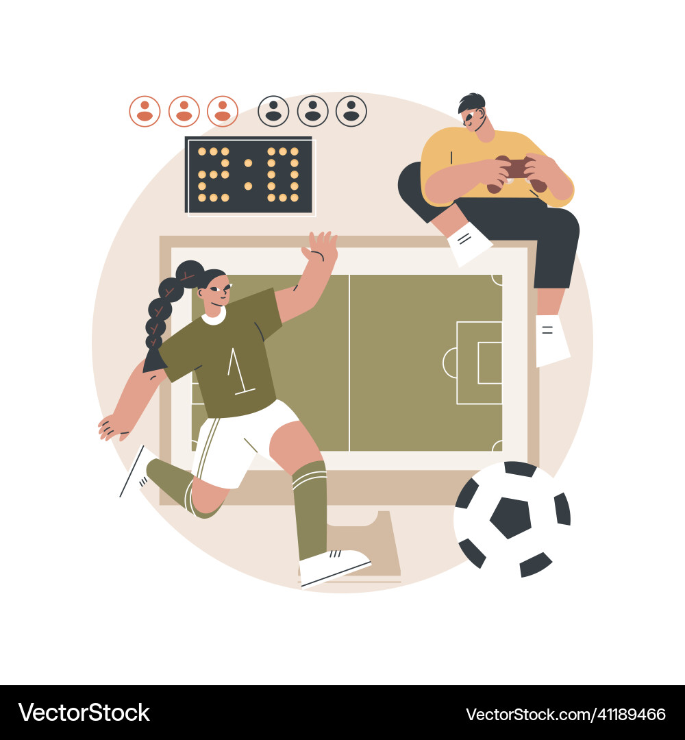 Sports games abstract concept Royalty Free Vector Image
