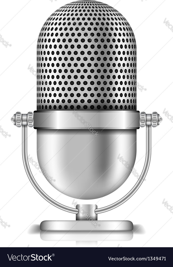 Microphone Royalty Free Vector Image - VectorStock