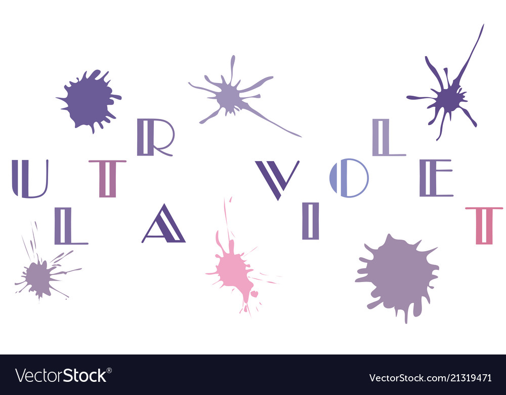 Ultra violet color Royalty Free Vector Image - VectorStock