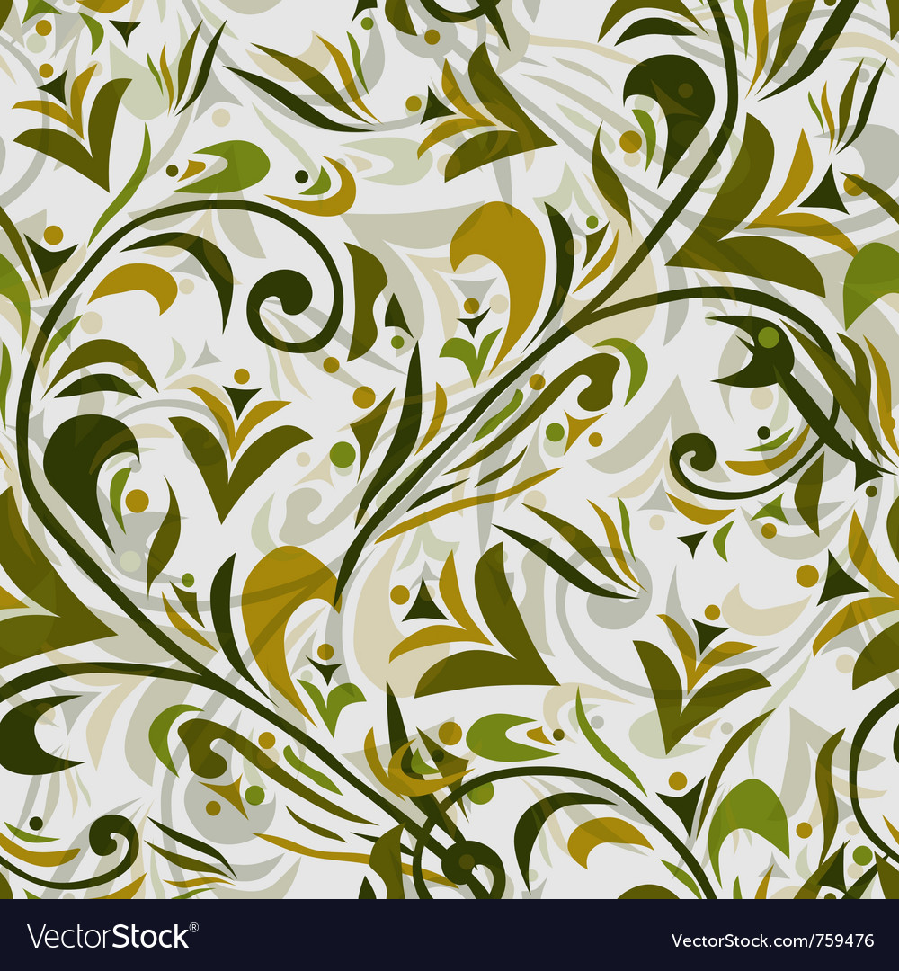 Green pattern Royalty Free Vector Image - VectorStock