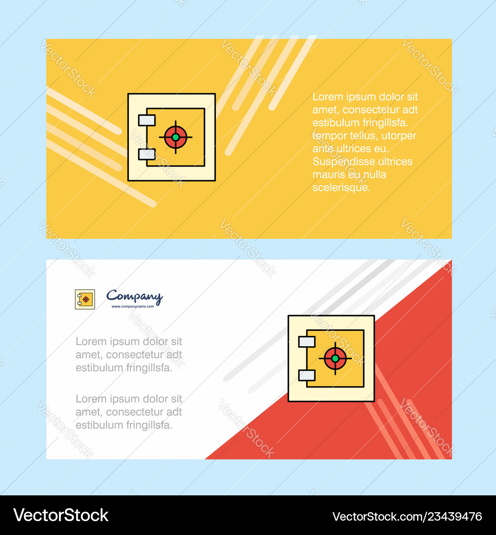 Locker abstract corporate business banner Vector Image