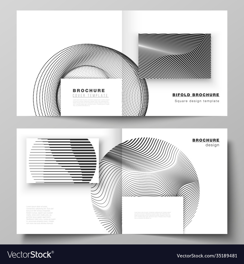 Layout two covers templates Royalty Free Vector Image