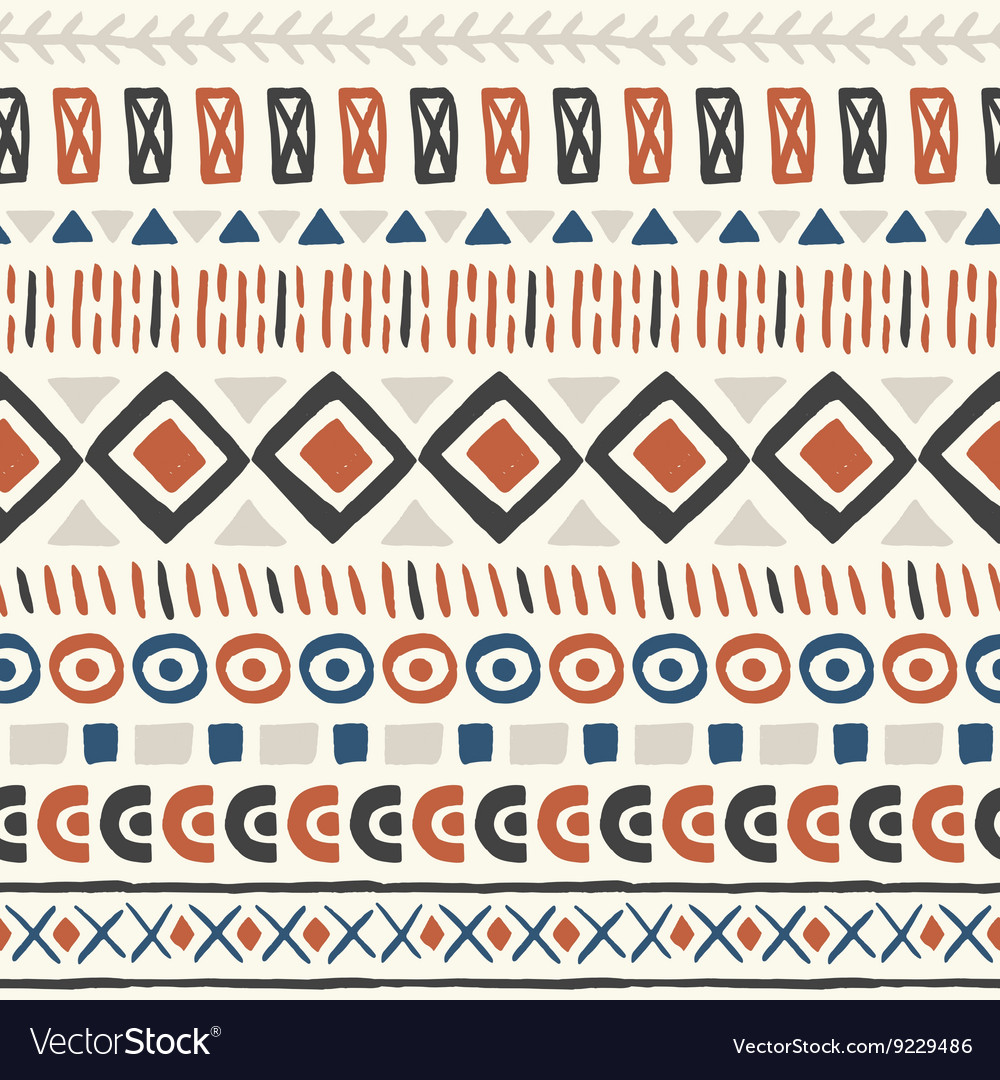 Ethnic seamless pattern Royalty Free Vector Image