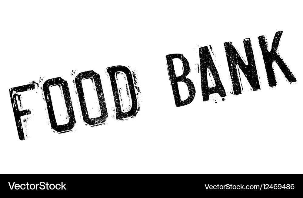 Food bank stamp Royalty Free Vector Image - VectorStock